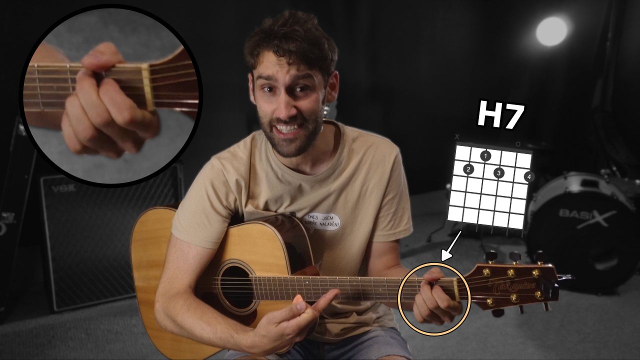 Akordy Dmi, Emi, H7: Naučte se je zahrát na kytaru | Stream