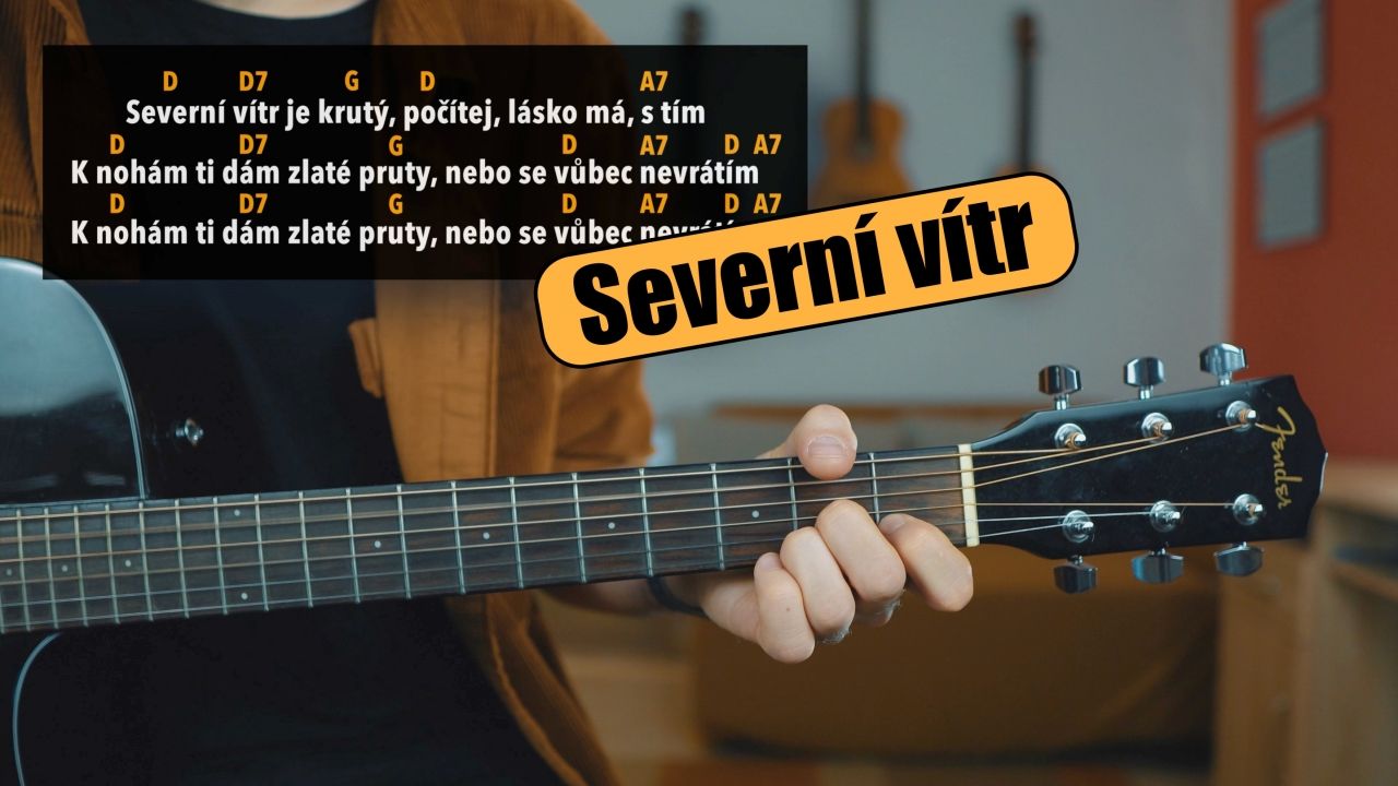 Písnička Severní vítr na kytaru pro začátečníky | Stream