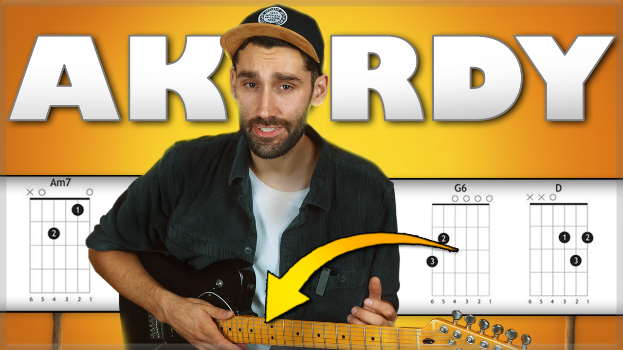 Elektrická kytara pro začátečníky. Akordy a cvičení na prsty | Stream